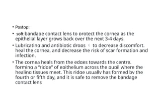 refractive surgeries of cornea and refraction- lasik | PPTX