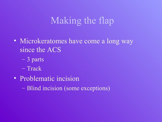 Refractive surgery basics, LASIK | PPT