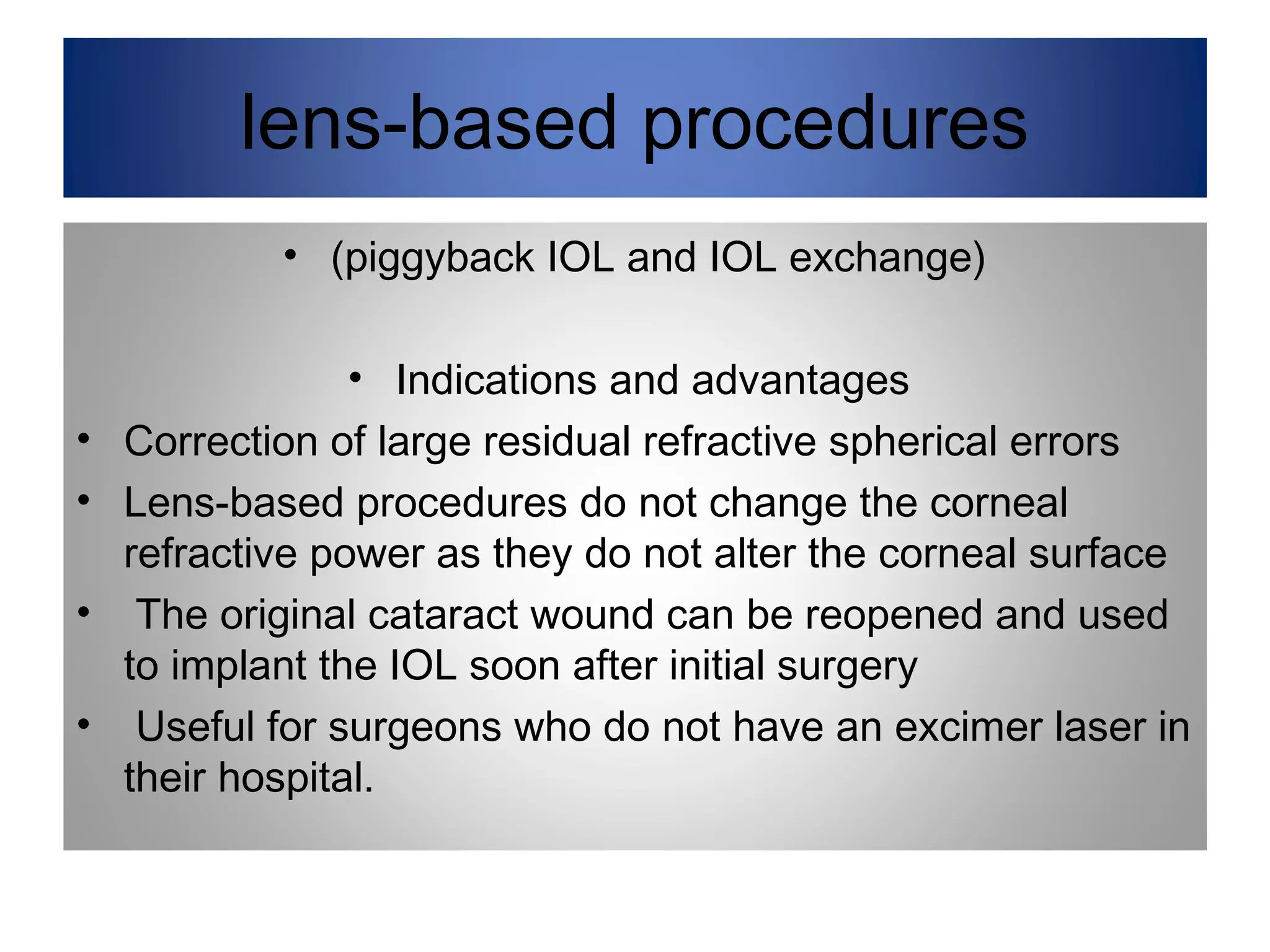 Refractive surprise | PPT