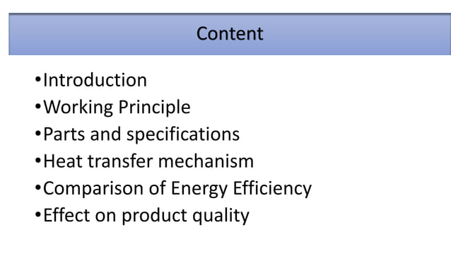 Refractive window drying - a novel technology | PPT
