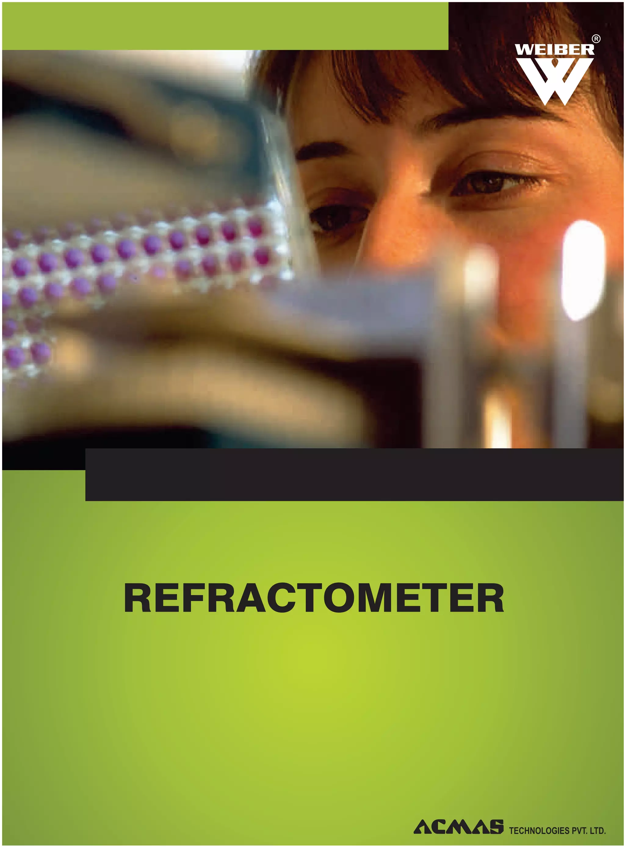Types of Digital Refractometers by ACMAS Technologies Pvt Ltd. | PDF
