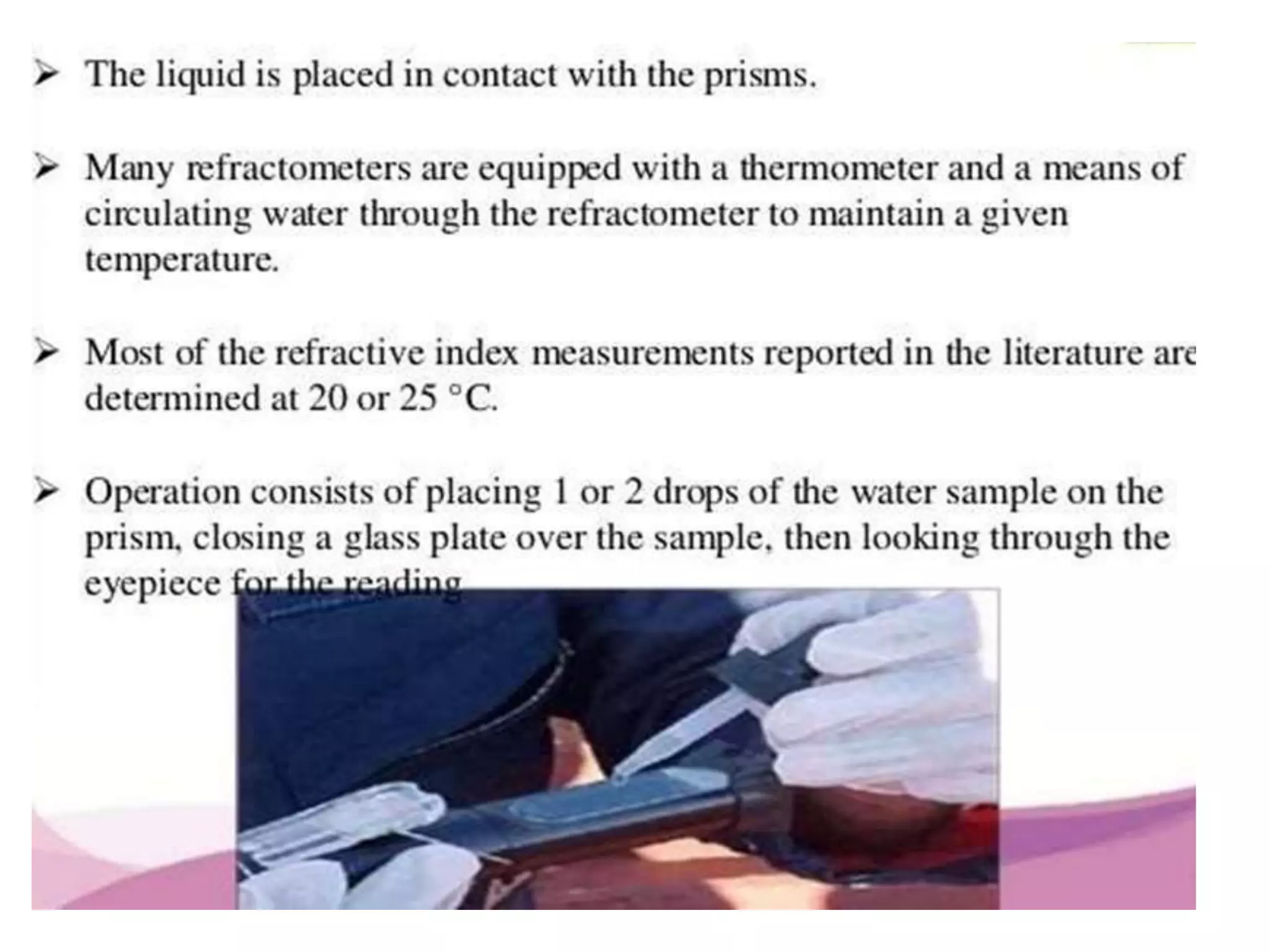 Refractometry | PPTX | Chemistry | Science