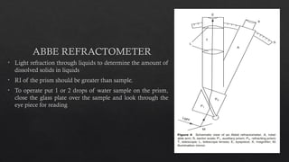 REFRACTOMETRY- REFRACTION AND SNELLS LAW | PPTX