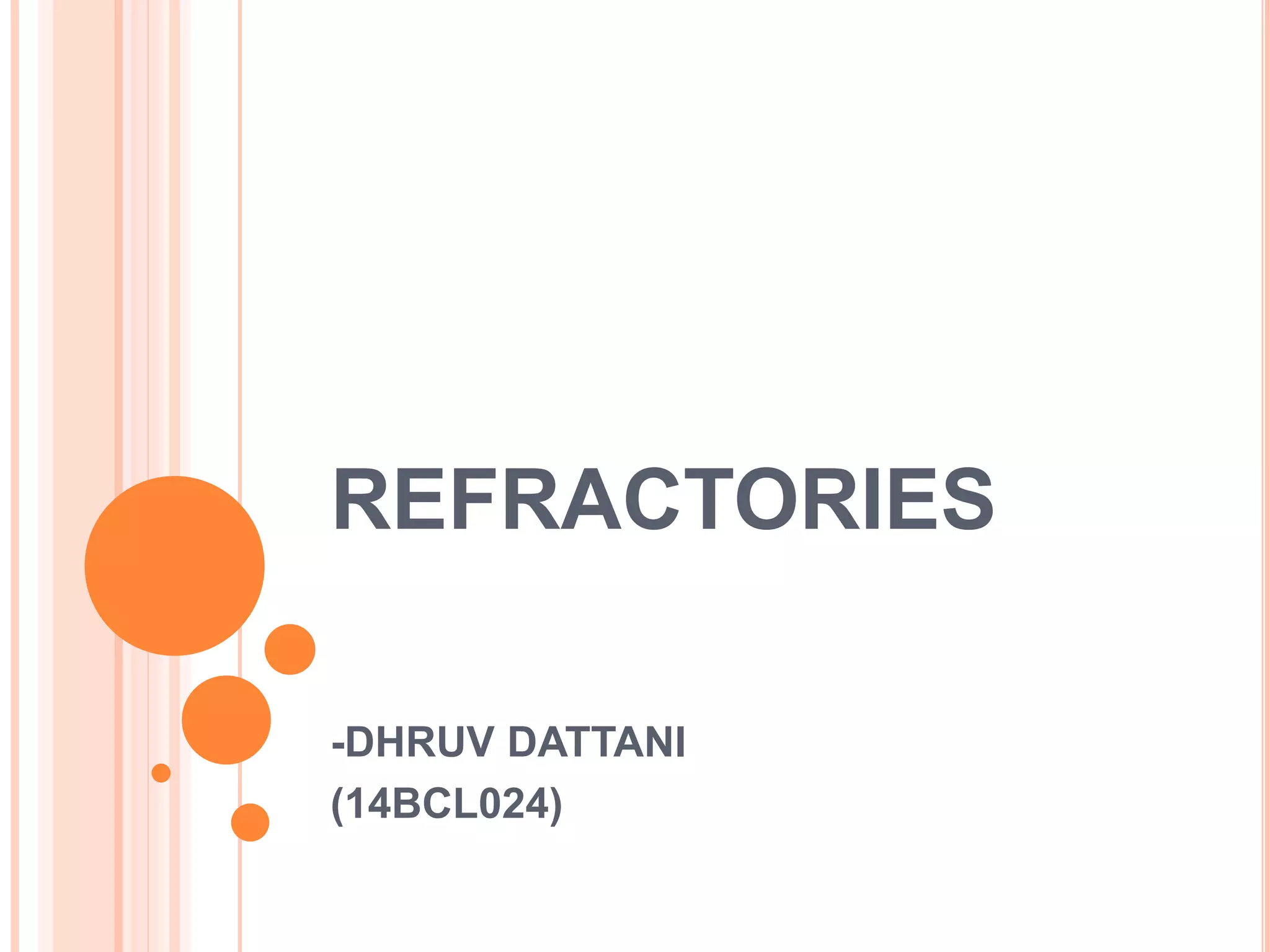 Refractories-A Short Description | PPTX