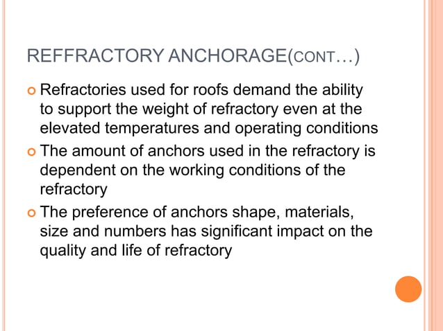 Refractories-A Short Description | PPTX