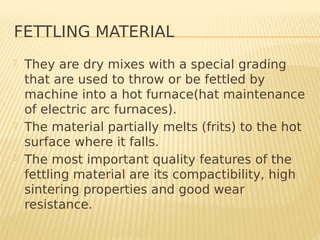 Refractories lesson introduction slidesh | PDF