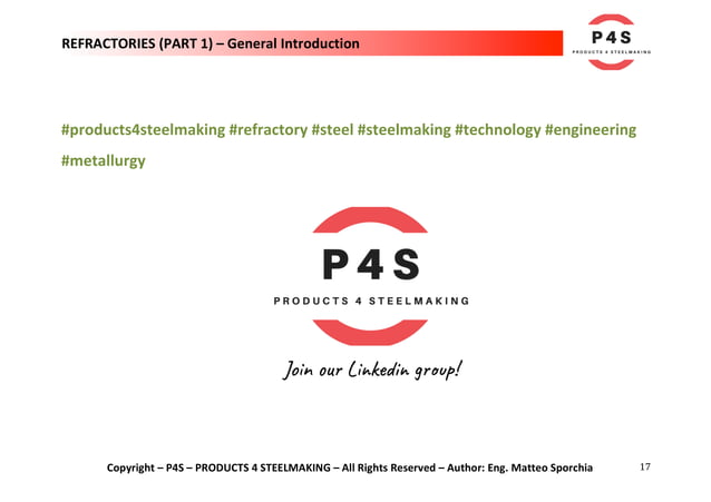 REFRACTORIES (PART 1) - General Introduction (steel, steelmaking ...