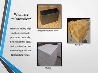 Refractories in Cupola furnace | PPTX