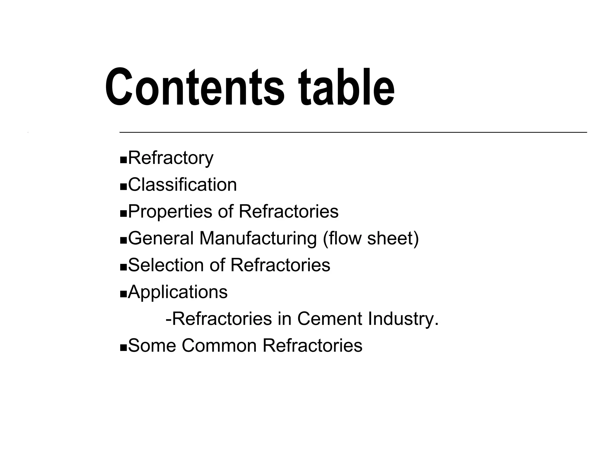 Refractories and its types www.chemicallibrary.blogspot.com