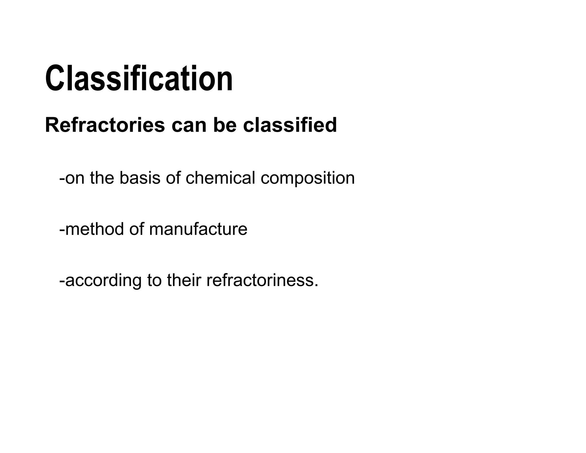 Refractories and its types www.chemicallibrary.blogspot.com