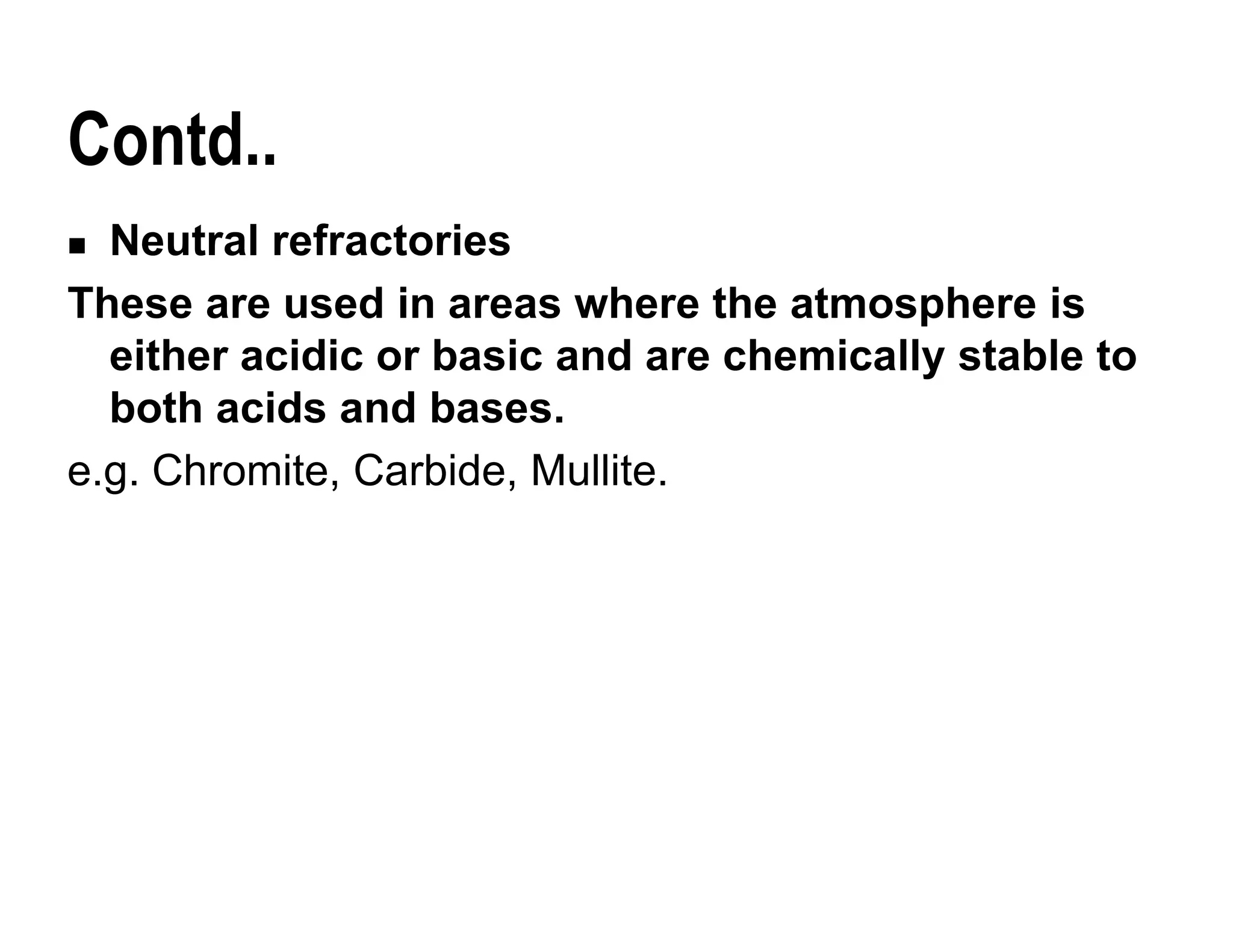 Refractories and its types www.chemicallibrary.blogspot.com