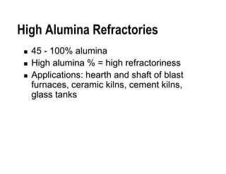 Refractories and its types www.chemicallibrary.blogspot.com