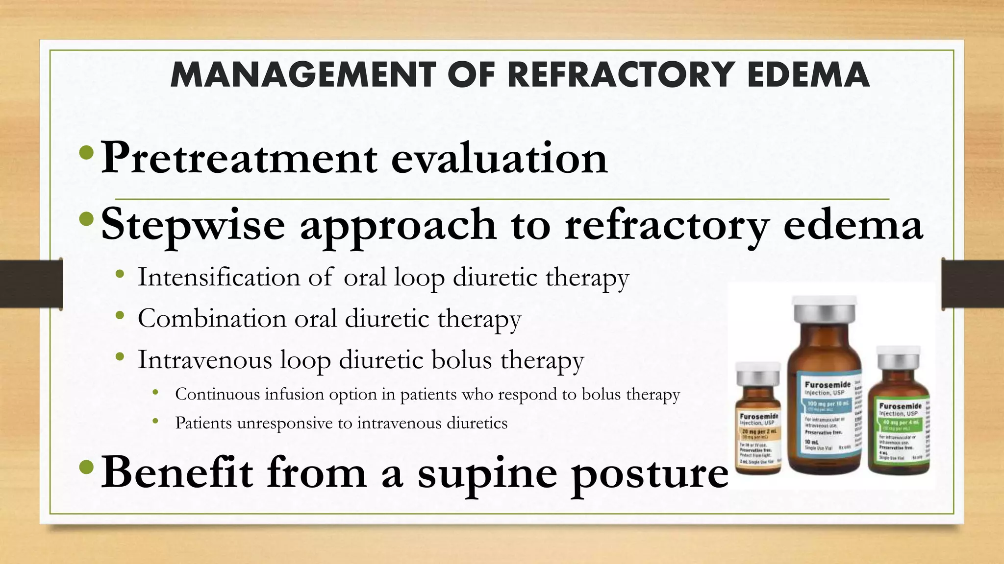 Refractory Edema | PPTX