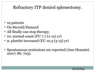 Refractory ITP | PPT