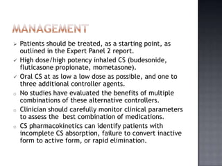 Refractory Asthma | PPTX