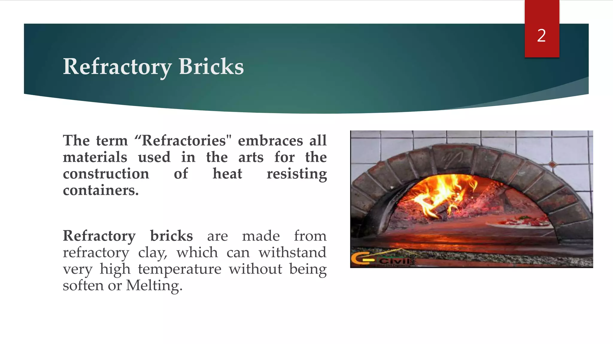Refractory bricks | PPTX