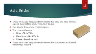 Refractory bricks | PPTX