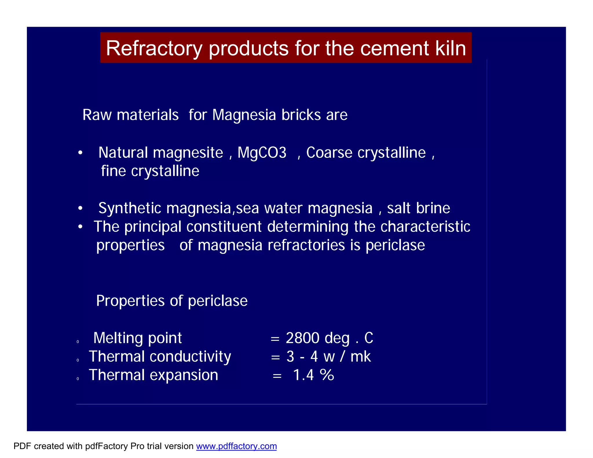 Refractory manufcturing,properties | PDF | Geology | Science