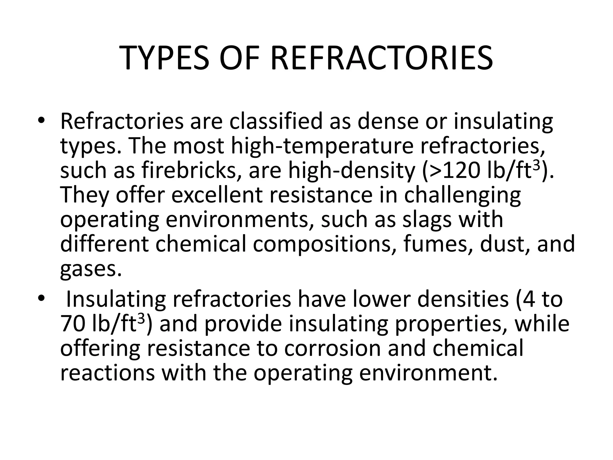 Refractory materials | PPTX