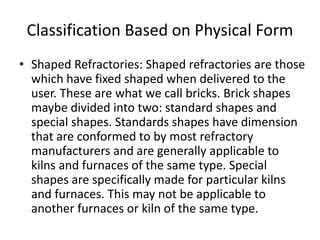 Refractory materials | PPTX
