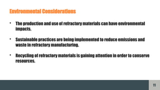 Refractory Materials mechanical engineering | PPTX