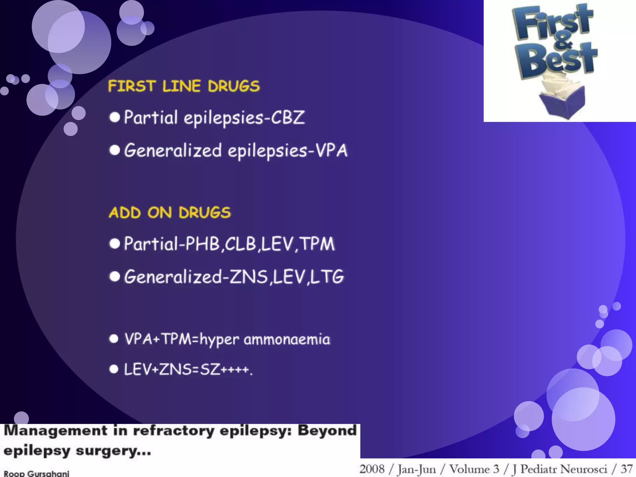 Refractory pediatric epilepsy ,Management | PPTX