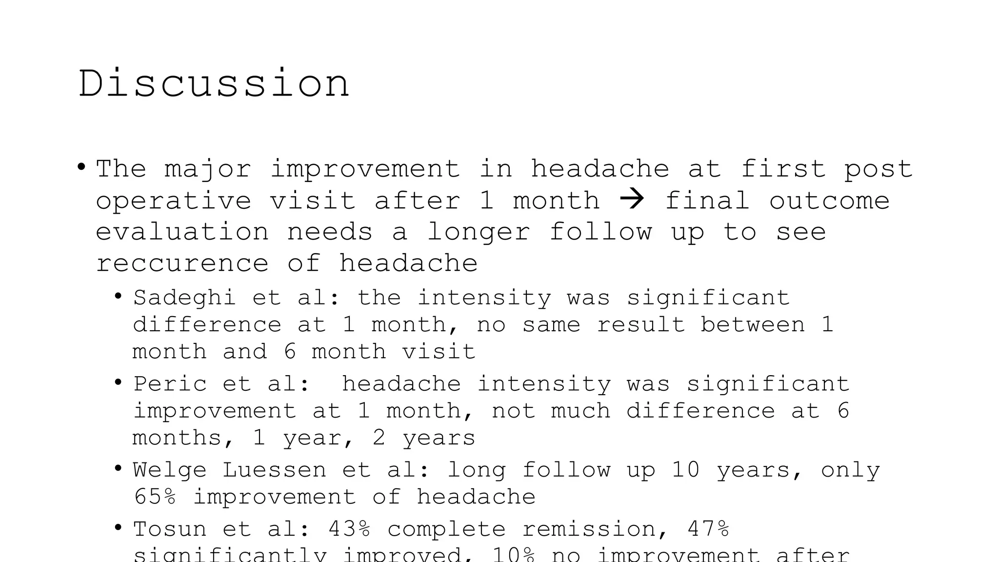 Refractory rhinogenic headache cause (discussion and result)n | PPTX