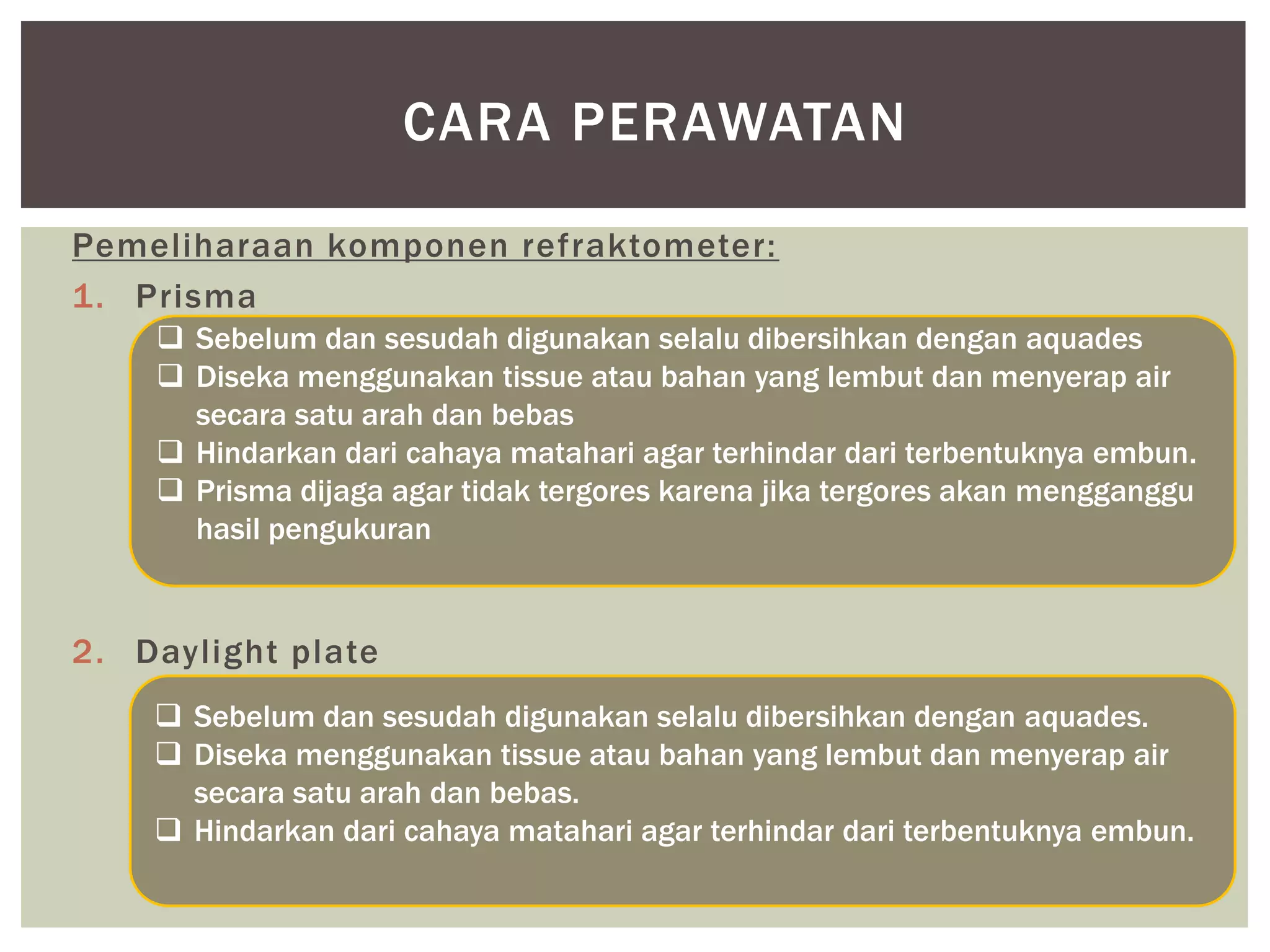ALAT REFRAKTOMETER | PDF