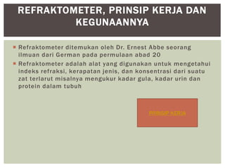 ALAT REFRAKTOMETER | PDF