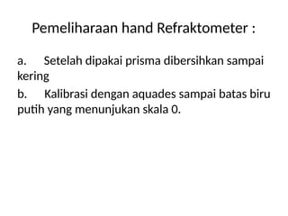 Mata kuliah instrumen Refraktometer.pptx