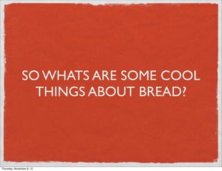 Reframing bread | PPT