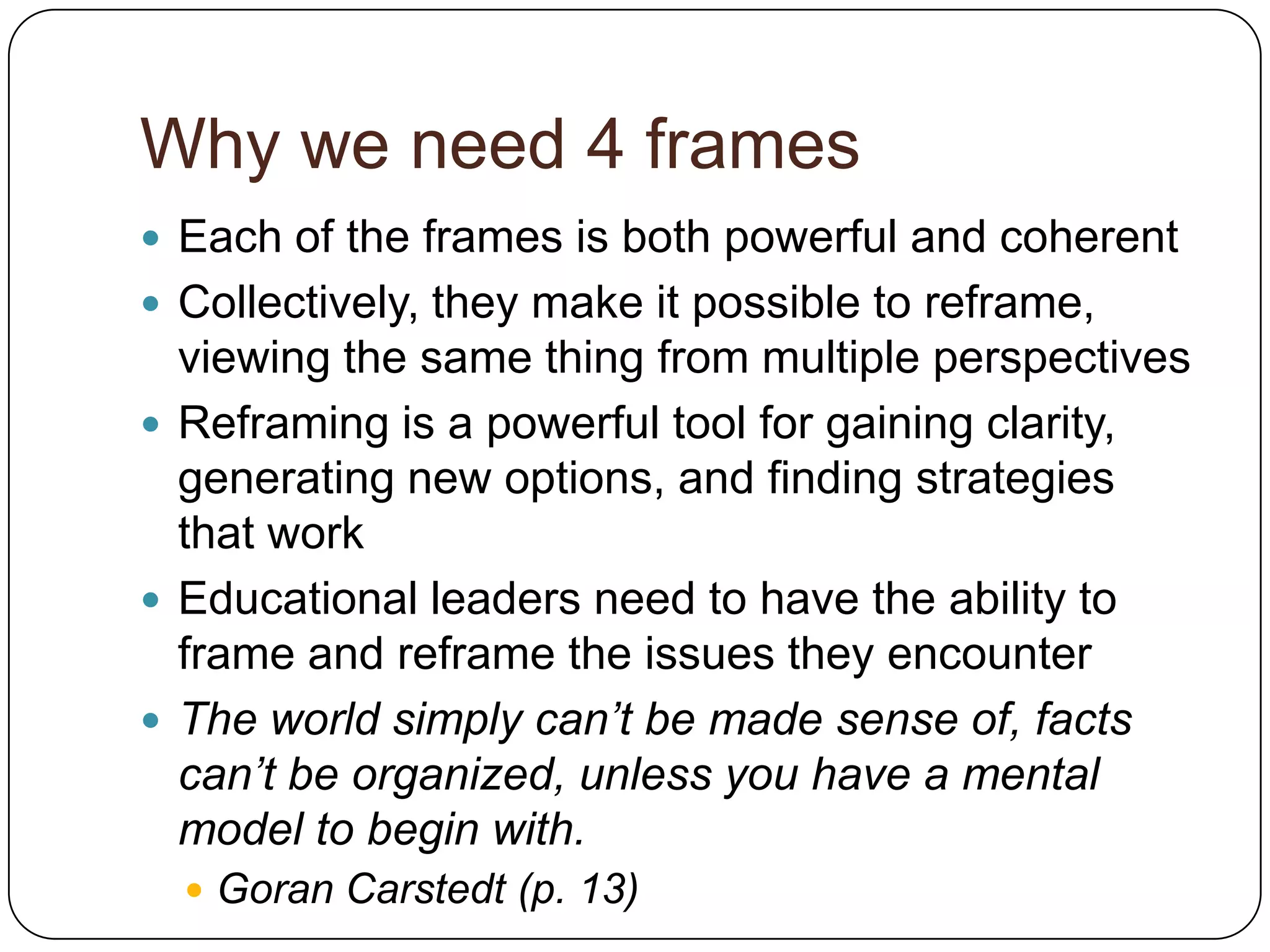 Reframing Organizations | PPTX