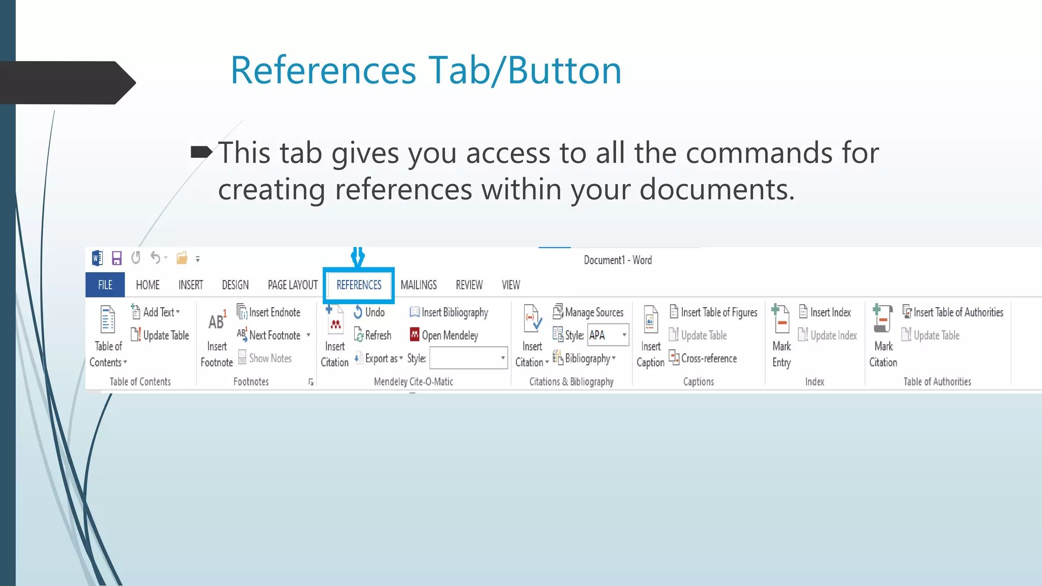 Refrance botton and its functions | PPTX