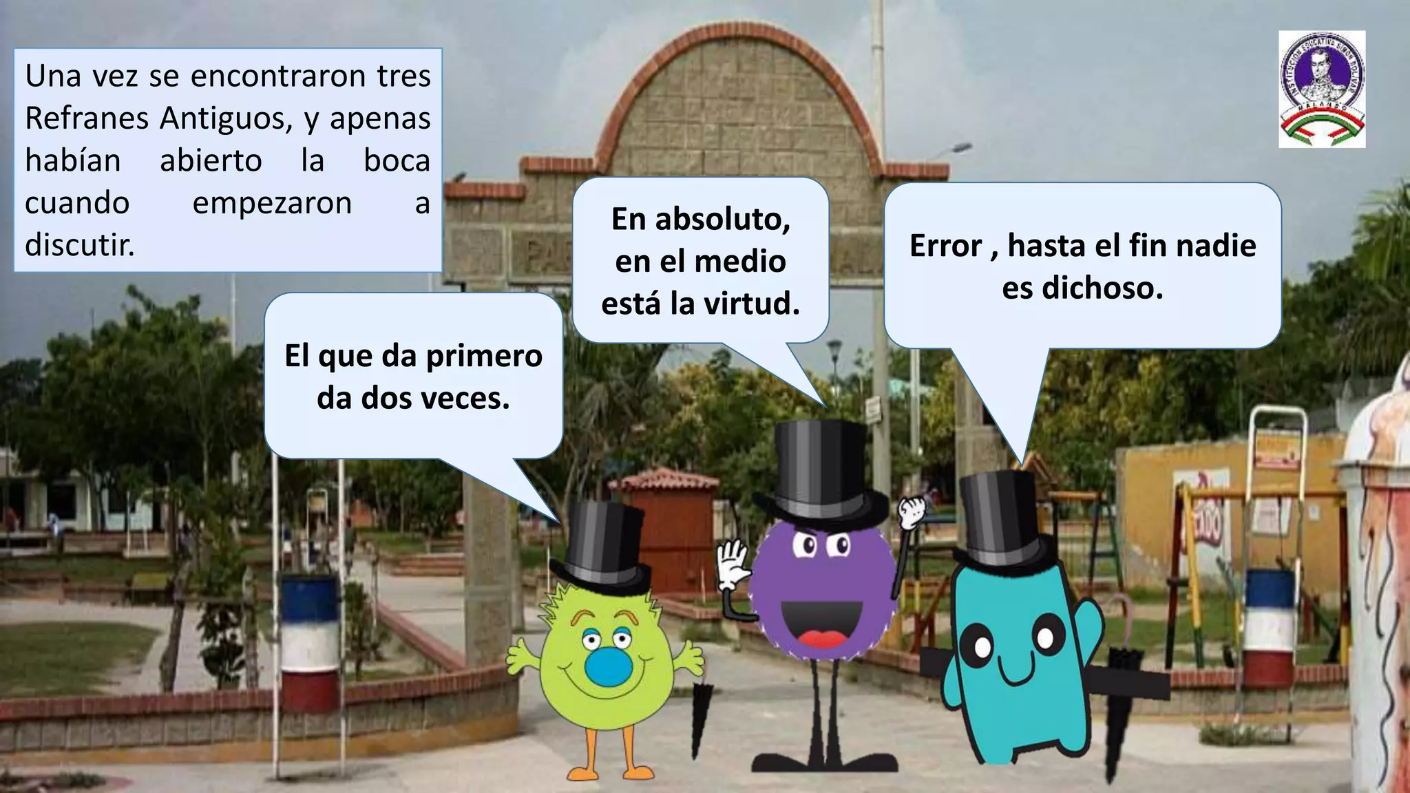 Refranes antiguos, un cuento de Gianni Rodari | PPTX