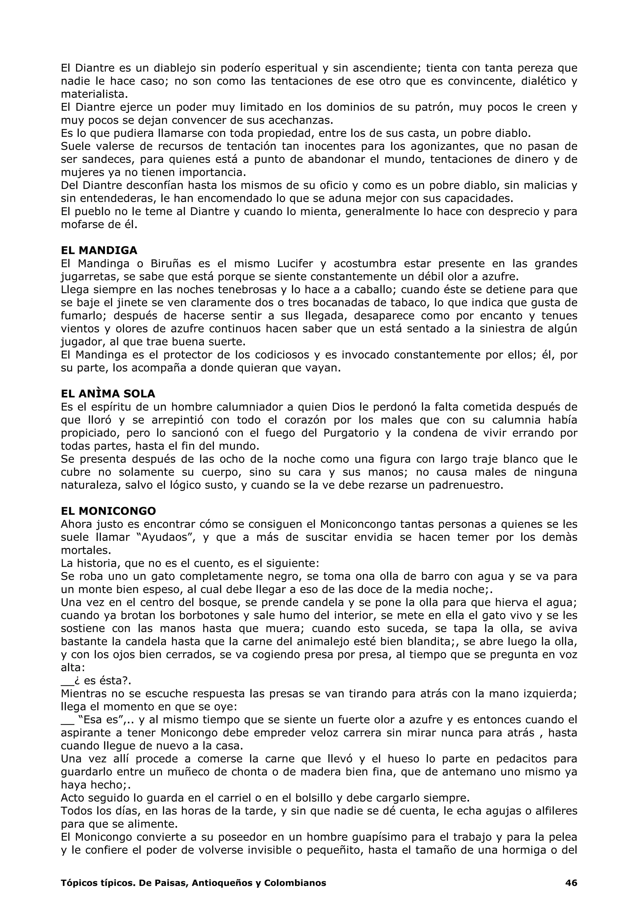 Refranes paisas colombianos | PDF