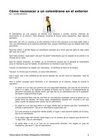 Refranes paisas colombianos | PDF