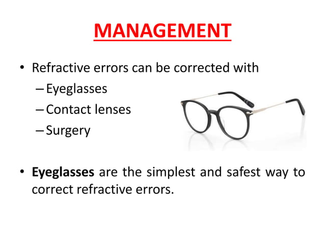 REFRECTIVE ERRORS.pptx refraction errors | PPT