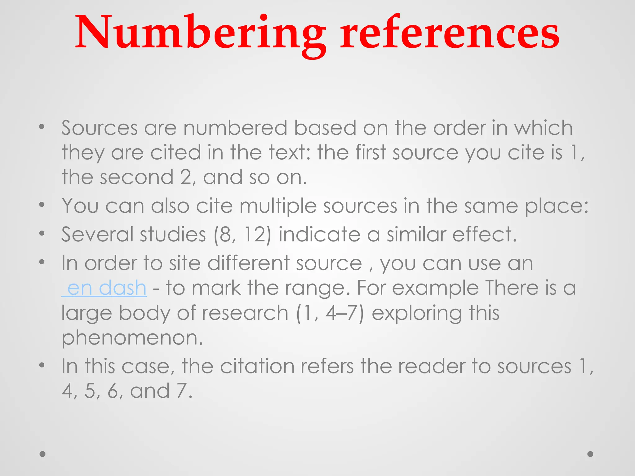 refrence its types and how to do refrencing | PPTX
