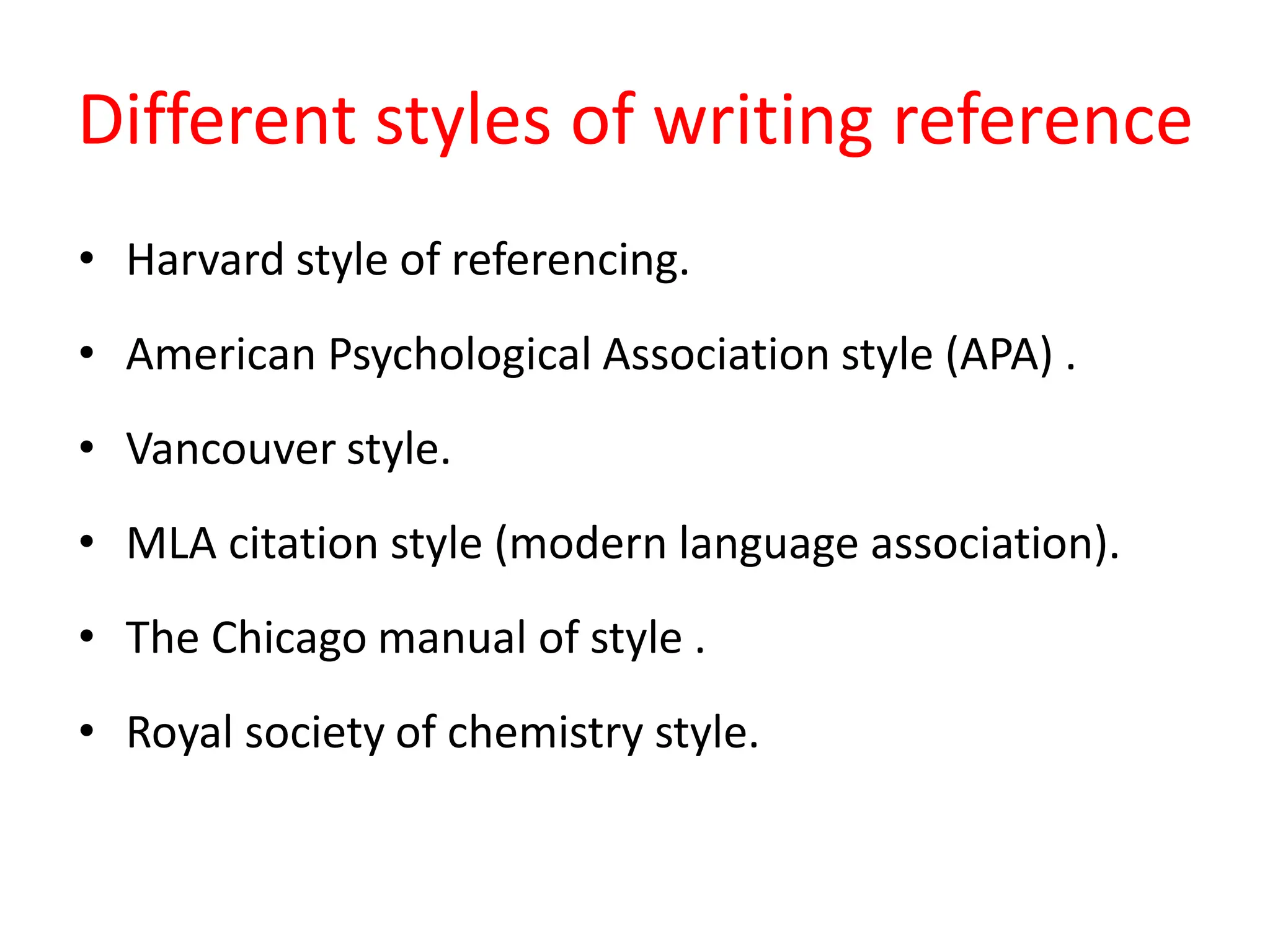 Reference and its types. | PPTX
