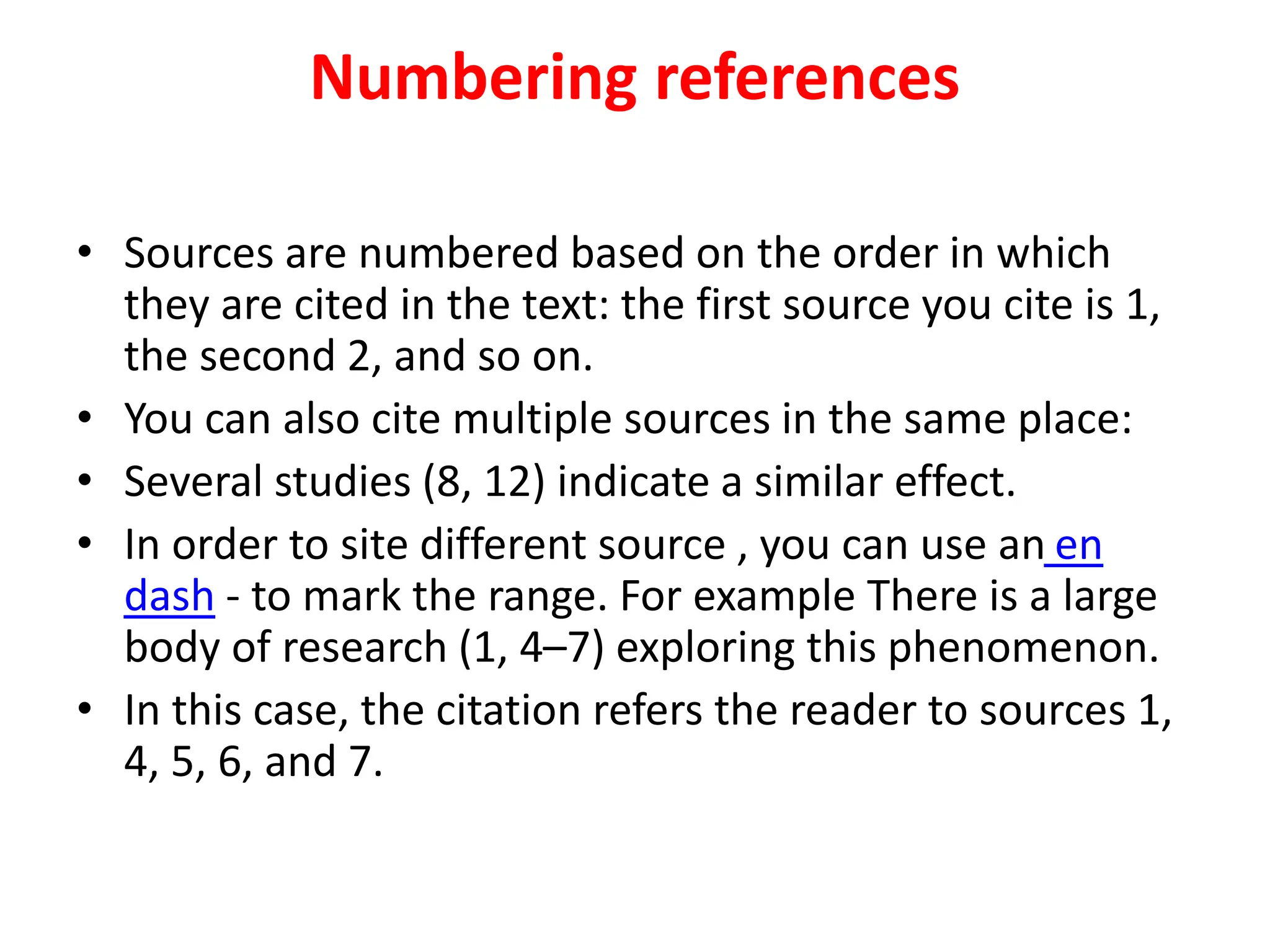 Reference and its types. | PPTX