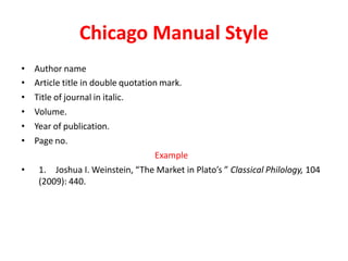 Reference and its types. | PPTX