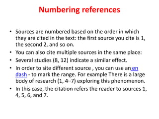 Reference and its types. | PPTX