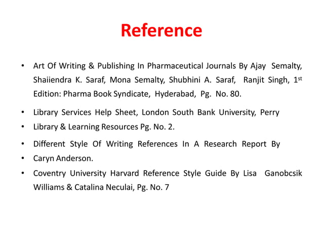 Reference and its types. | PPT | Free Download
