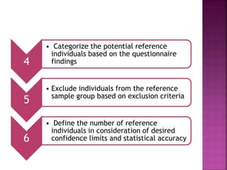 Establishment Of reference Interval | PPTX