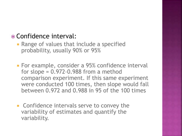 Establishment Of reference Interval | PPTX