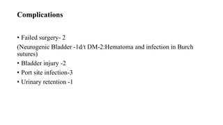 refreshed laparoscopic burch colposuspension.pptx