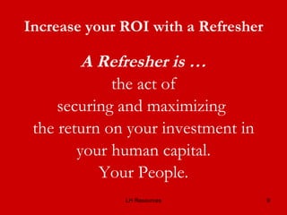 Refresher | PPT