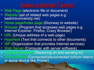Computer and Internet Basics | PPT