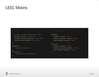 Refreshing Your UI with HTML5, Bootstrap and CSS3 | PPT