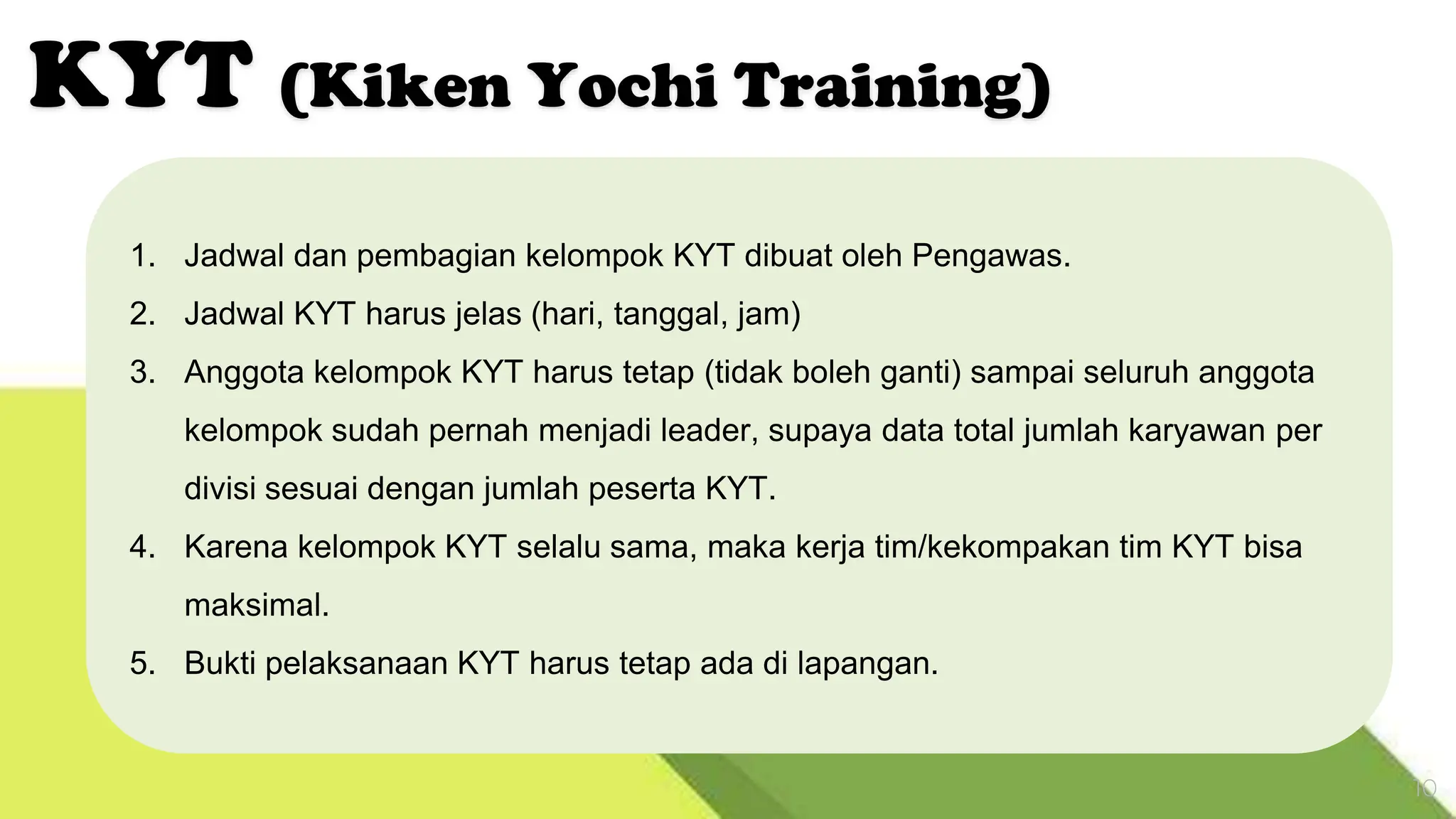 Refresh K3 Bagi Karyawan perusahaan manufaktur | PPTX